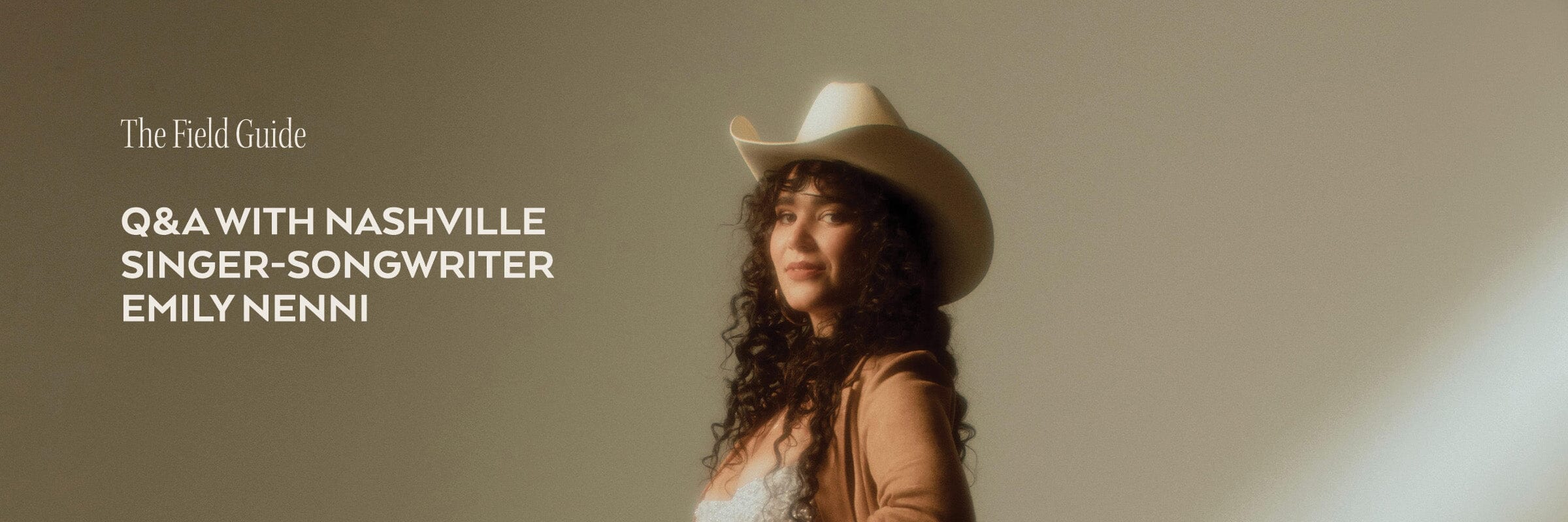 Q&A WITH NASHVILLE SINGER-SONGWRITER EMILY NENNI - RANGER STATION